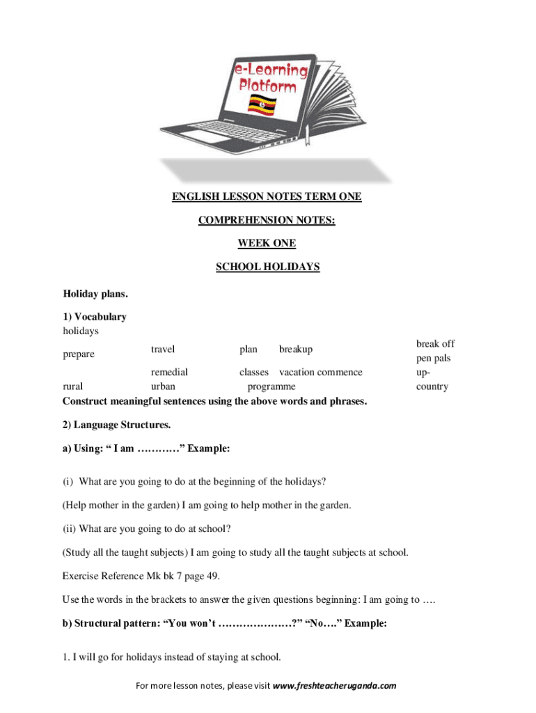 Fillable Online Booking a holiday: ESL/EFL Lesson Plan and Worksheet Fax Email Print - pdfFiller