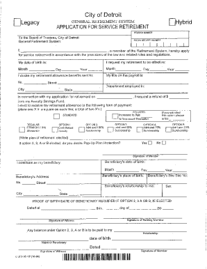 Fillable Online PF Retirement application packet020822.pdf Fax Email ...