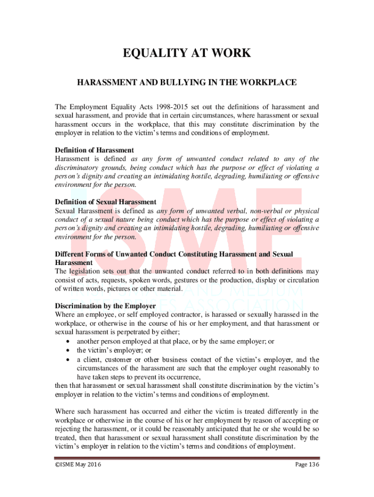 Fillable Online Why your Dignity and Respect at Work policy is so ...