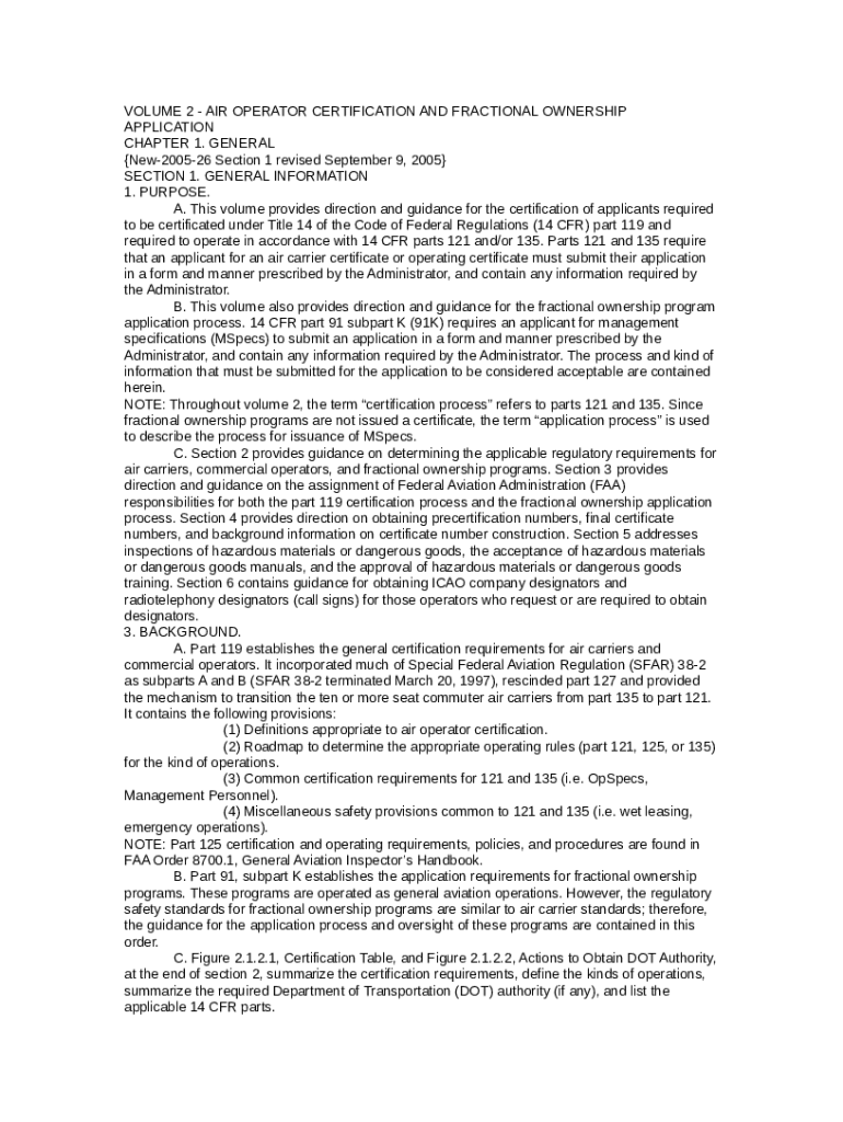 Regulation of Fractional Aircraft Ownership Programs and On ... Doc ...