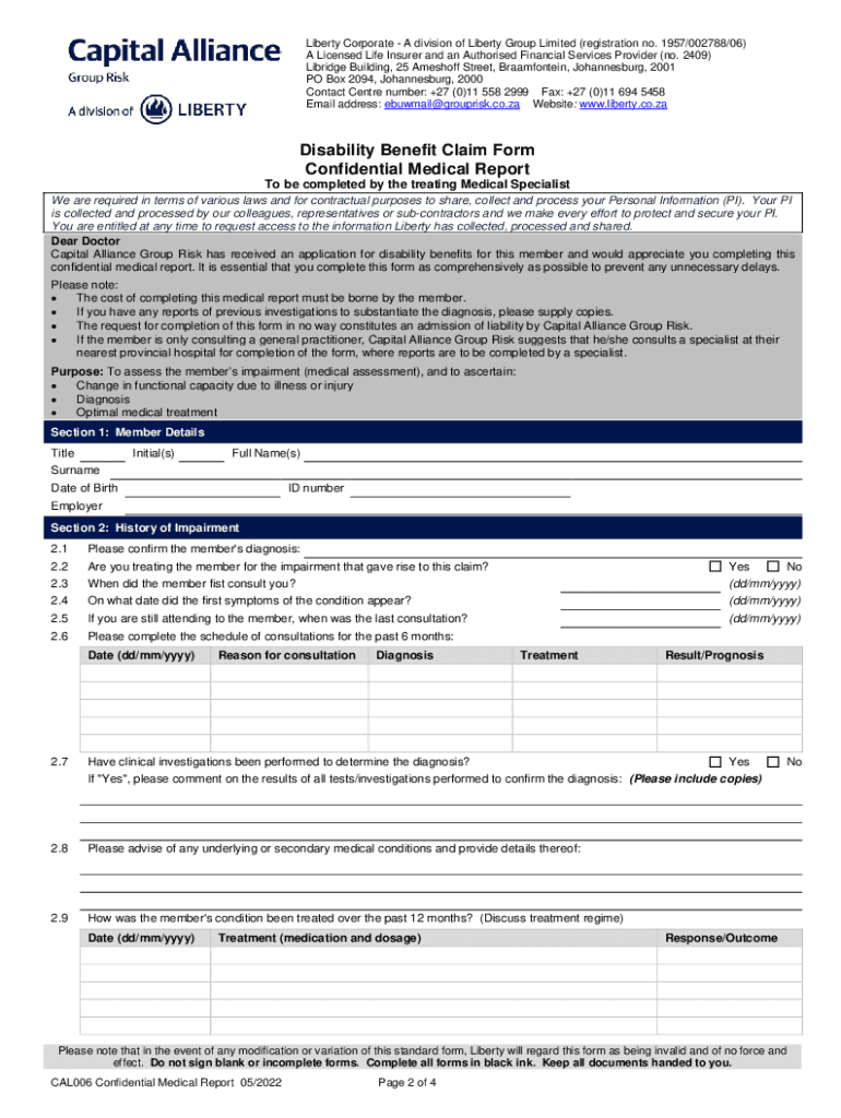 Fillable Online Letter Template (Liberty Corporate Benefits) Fax Email Print - pdfFiller