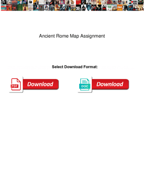 Fillable Online Ancient Rome Map Assignment. Ancient Rome Map ...