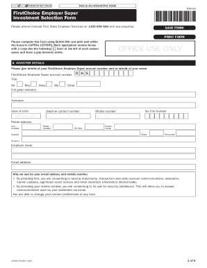 Fillable Online Find a Form - Colonial First State Fax Email Print ...
