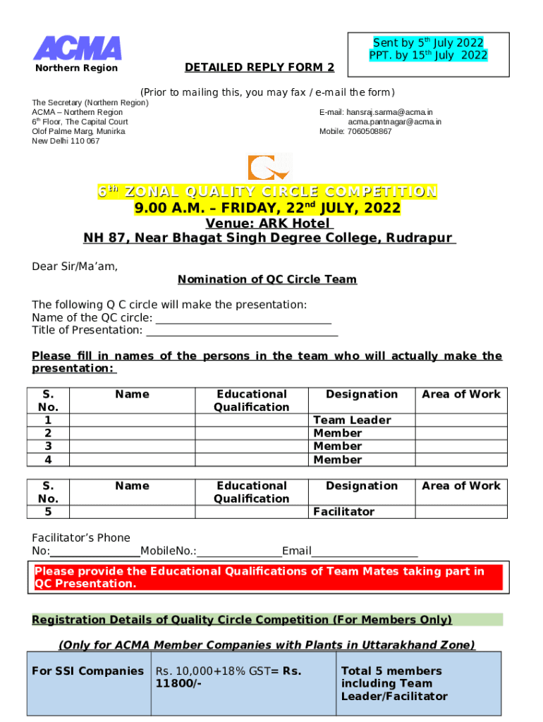 HansRaj Sarma - Assistant Director - ACMA India - LinkedIn Doc Template ...