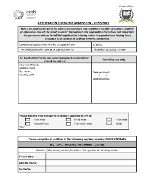 Fillable Online Menscoil Iognid Rs, Naas CBS APPLICATION FORM FOR ...