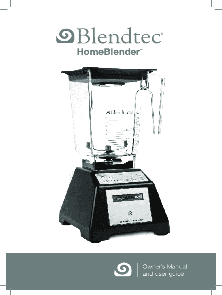Fillable Online BLENDER. Safety Guidelines. Meet Your Rapid Boiler ...