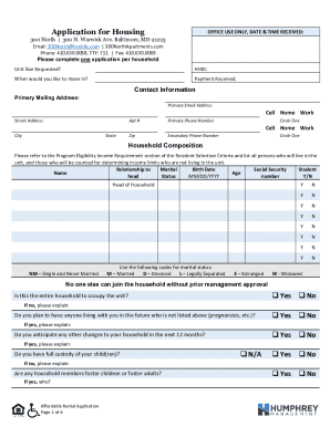 Fillable Online Housing-Registry-Application-Form.pdf Fax Email Print ...