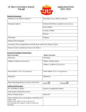 Fillable Online St. Mary's County MD Birth Certificate Application Fax Email Print - pdfFiller