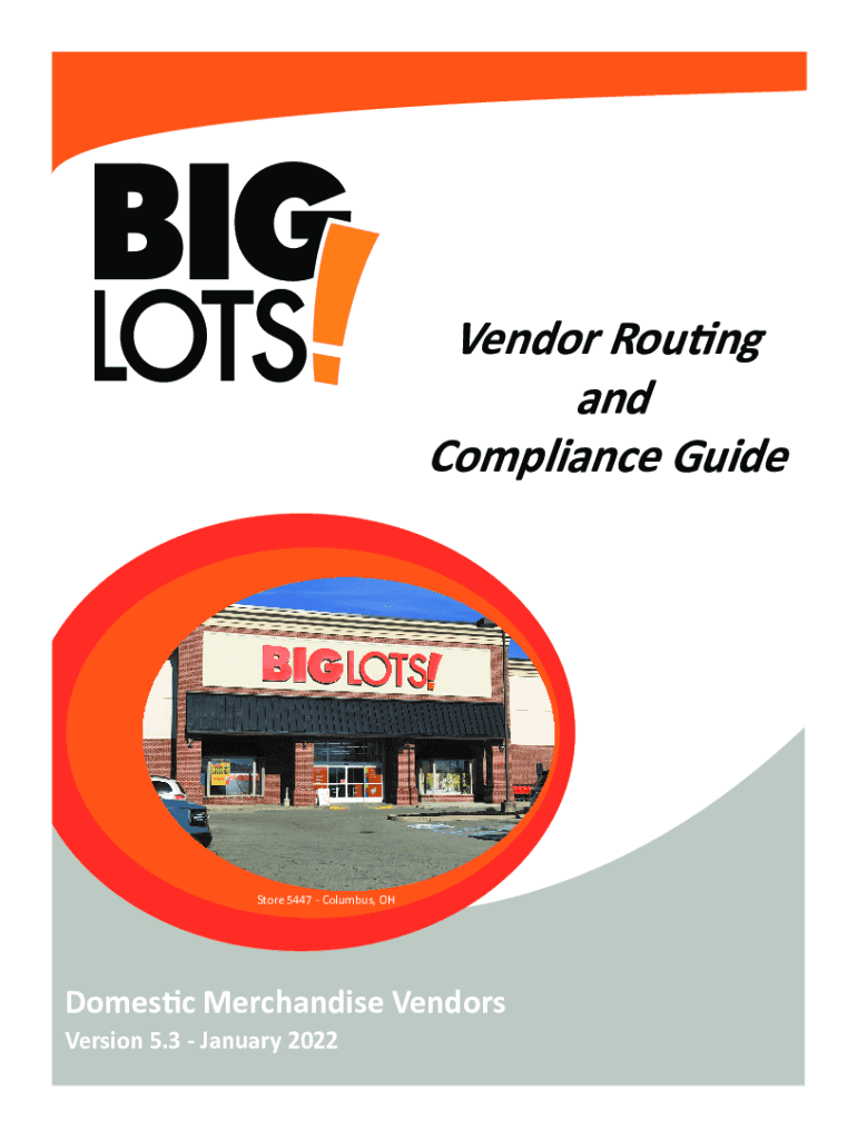 Fillable Online Vendor Compliance Department Quick Reference Guide for ... Fax Email Print ...