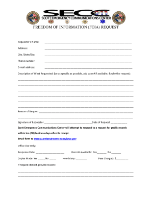 Fillable Online How to File a FOIA Request in Illinois Fax Email Print ...