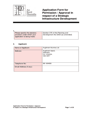 Fillable Online of 10 Application Form for Permission / Approval in ...
