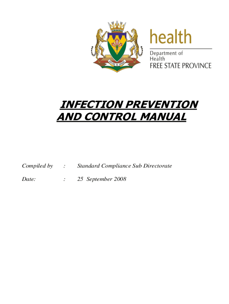 Fillable Online The core components of infection prevention and control ...