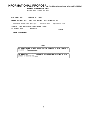 Fillable Online CALL ORDER: N04 Fax Email Print - pdfFiller