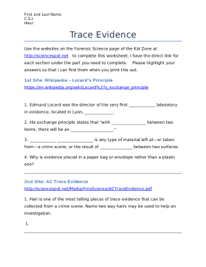 Use your notes and worksheets to help you complete this ... Doc ...