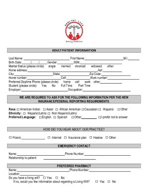 Fillable Online Physical Therapy Services Medical History Form - PDF Free Download Fax Email ...