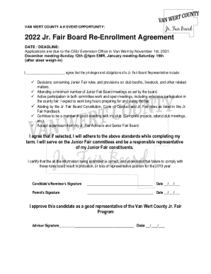 Fillable Online vanwert osu Jr. Fair - Van Wert County - The Ohio State University Fax Email ...