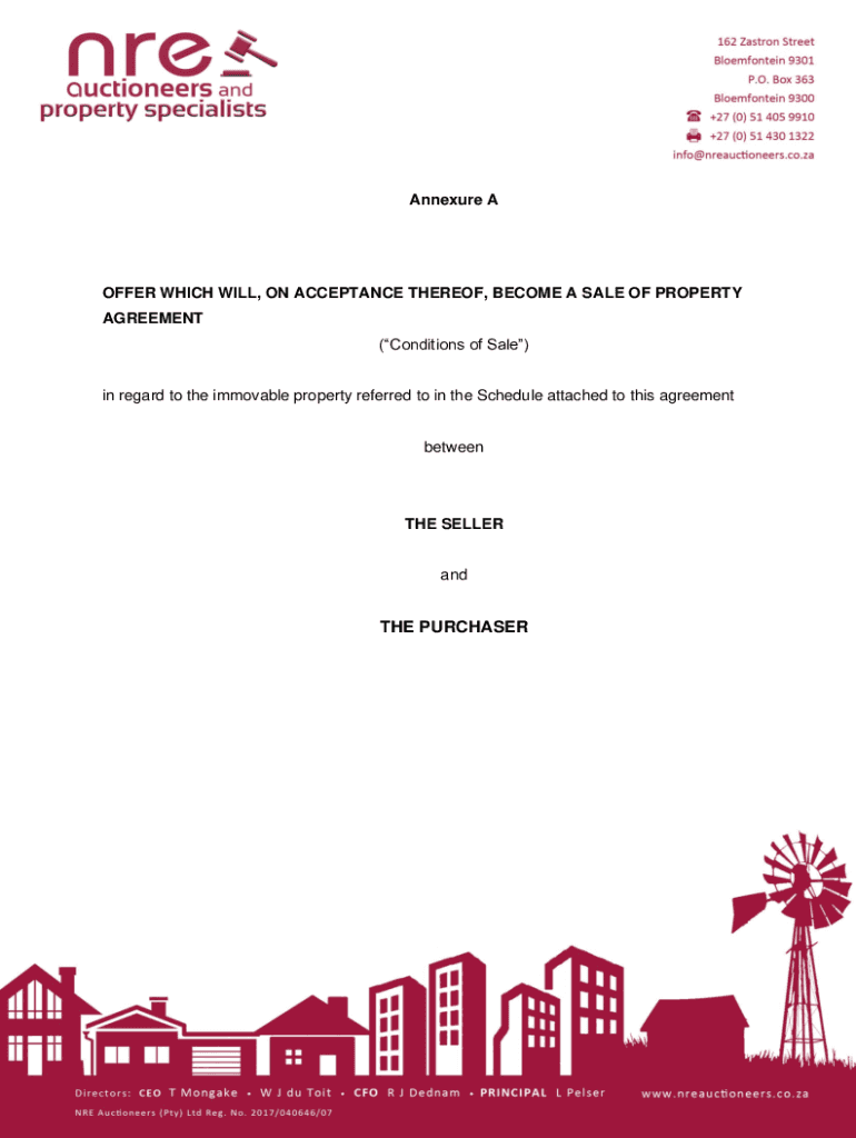 Fillable Online The promise to sell and the sales agreement - Notaires ...