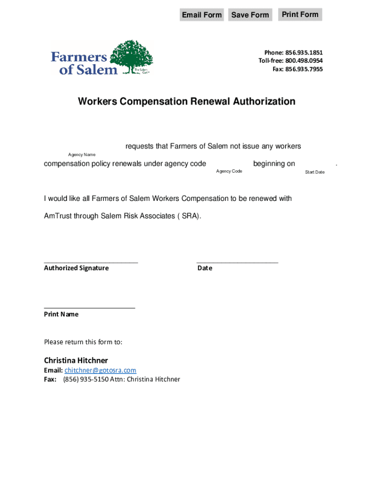Fillable Online Farmers Of Salem :: Report A Claim Fax Email Print ...