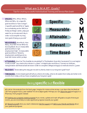 Fillable Online How to set SMART goals (+ examples and templates) Fax ...