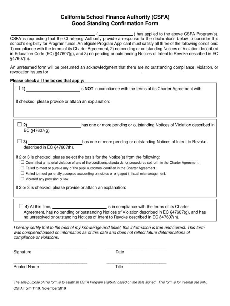 Fillable Online Fillable Online Good Standing Confirmation Form. Good ...