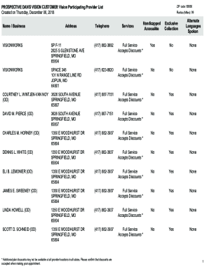Fillable Online Members - Davis Vision Fax Email Print - pdfFiller