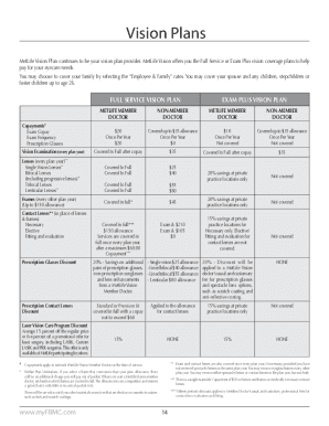 Fillable Online MetLife Vision (SEBB) Certificate of Coverage (COC ...