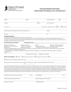 Fillable Online Protected Health Information Authorization for Release, ... Fax Email Print ...