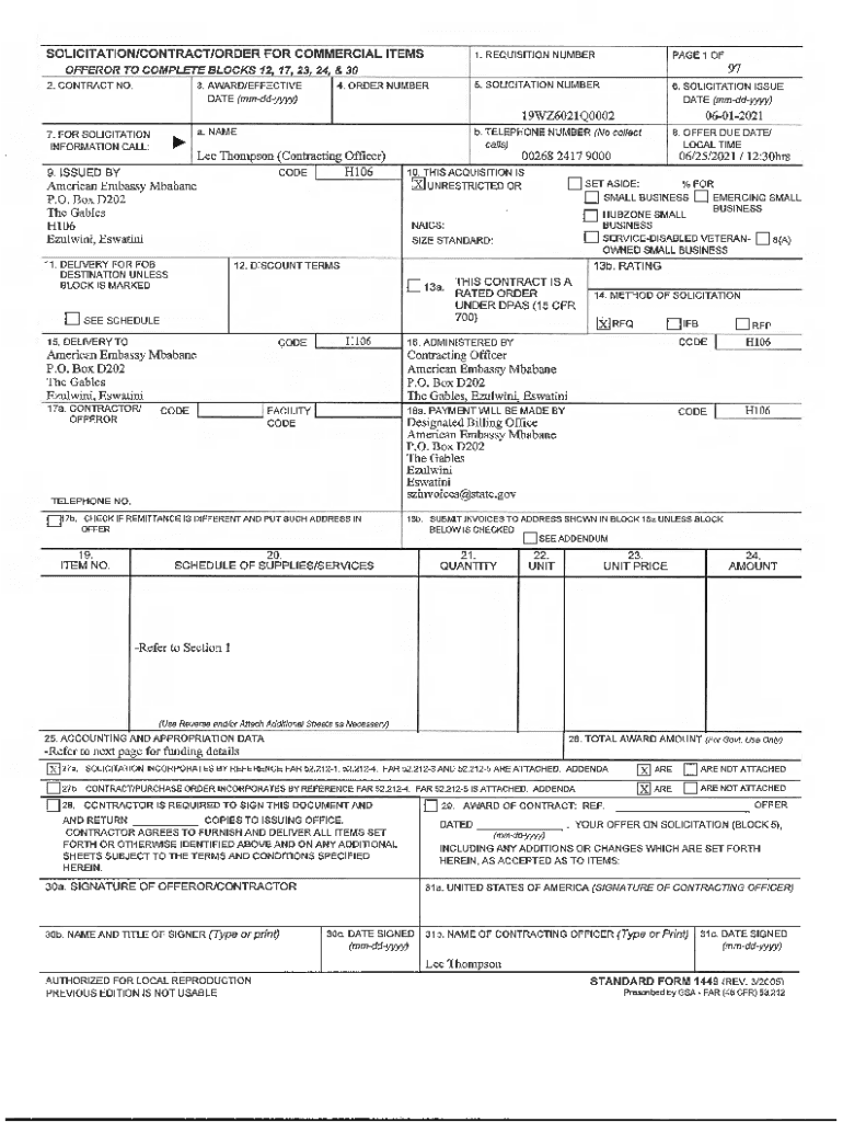 Fillable Online sz usembassy needles-and-syringes-contract-with ...