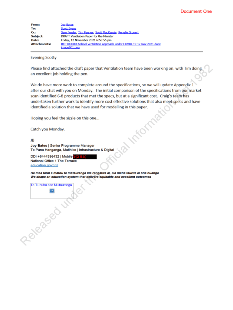 Fillable Online Released under the Official Information ... - Education.govt.nz Fax Email Print ...