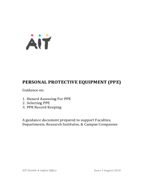 Fillable Online Laboratory PPE Hazard Assessment Tool 1 - AIT Fax Email ...