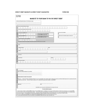 Fillable Online Direct Debits Explained: What Is A Direct Debit Mandate? Fax Email Print - pdfFiller