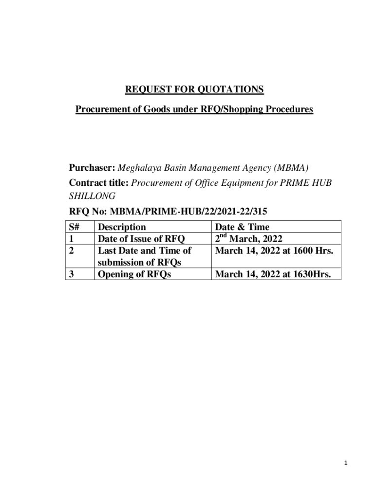 Fillable Online mbda gov Meghalaya Basin Management Agency (MBMA) Co ...