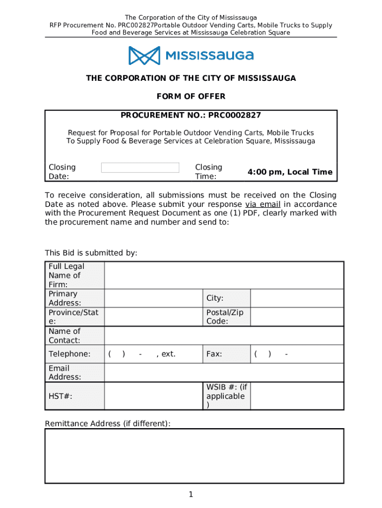 part a bidder ination package request for proposal Doc Template | pdfFiller