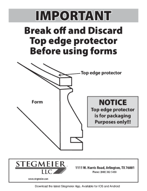 Fillable Online 6" Capstone Form Instruction Sheet Fax Email Print ...