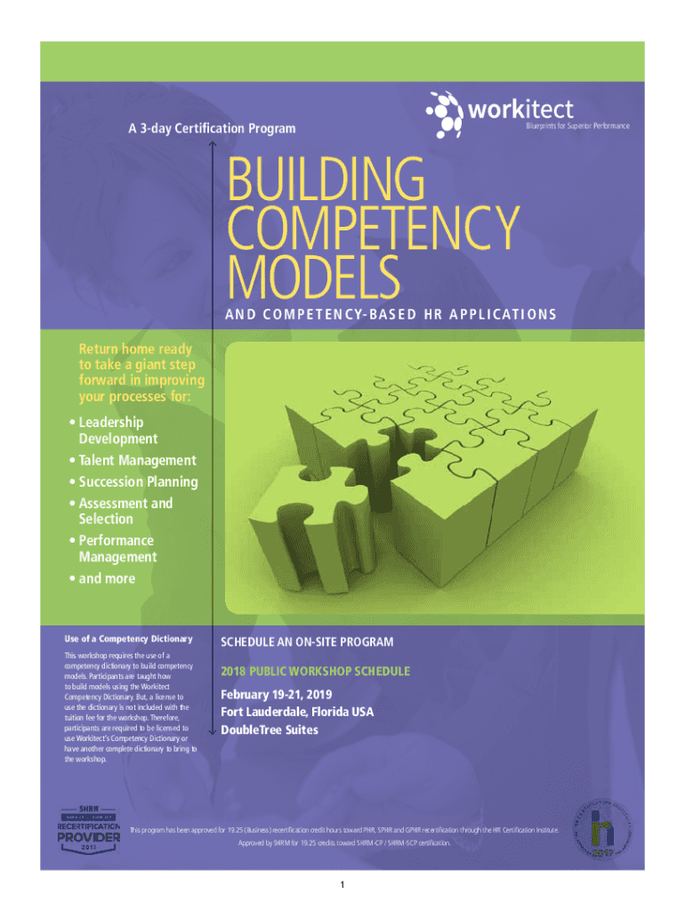 Fillable Online A Competency Model for the Selection and Performance ...