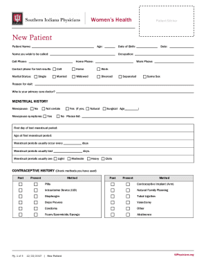 Fillable Online Date:First Name: Last Name: Date of Birth:Age ... Fax Email Print - pdfFiller