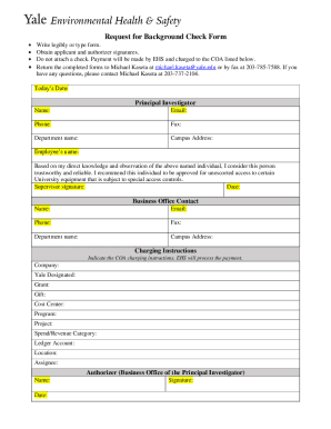 Fillable Online Request for Background Check Form Fax Email Print ...