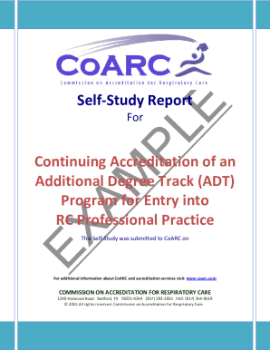 Fillable Online What is CoARC and How is it Advancing RT Educational ...