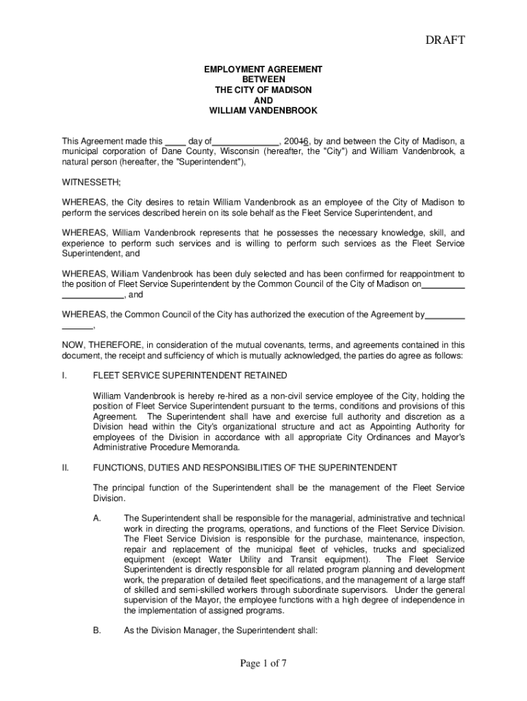 Fillable Online City of Madison Affirmative Action Articles of ...