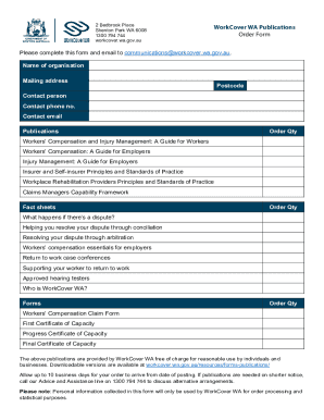 Fillable Online Workers Compensation, WorkCover WA 2b Claim Form Fax ...