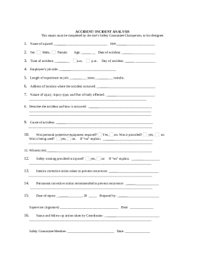 DA PAM 385-40 Army Accident Investigation and Reporting Doc Template ...