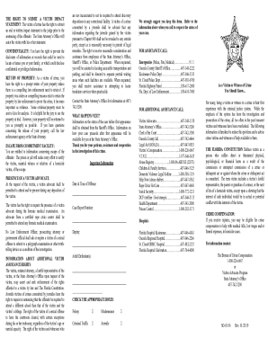 Fillable Online The Victim Impact Statement - State Attorney Fax Email Print - pdfFiller