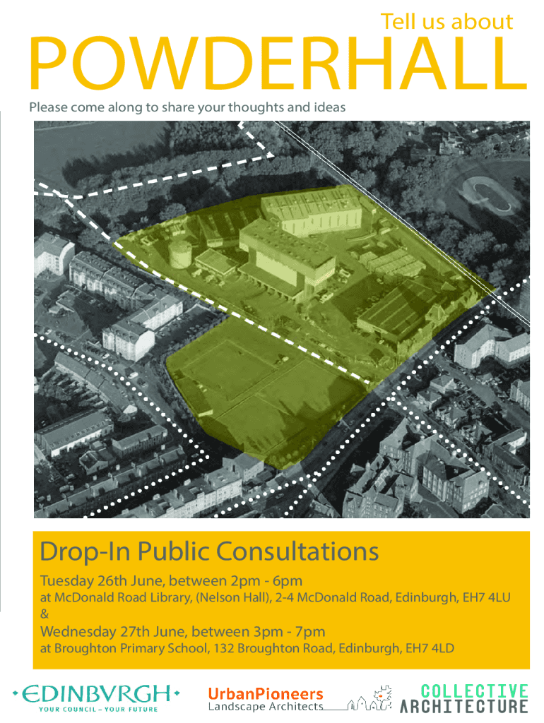 Fillable Online consultationhub edinburgh gov Tell Us About Powderhall ...