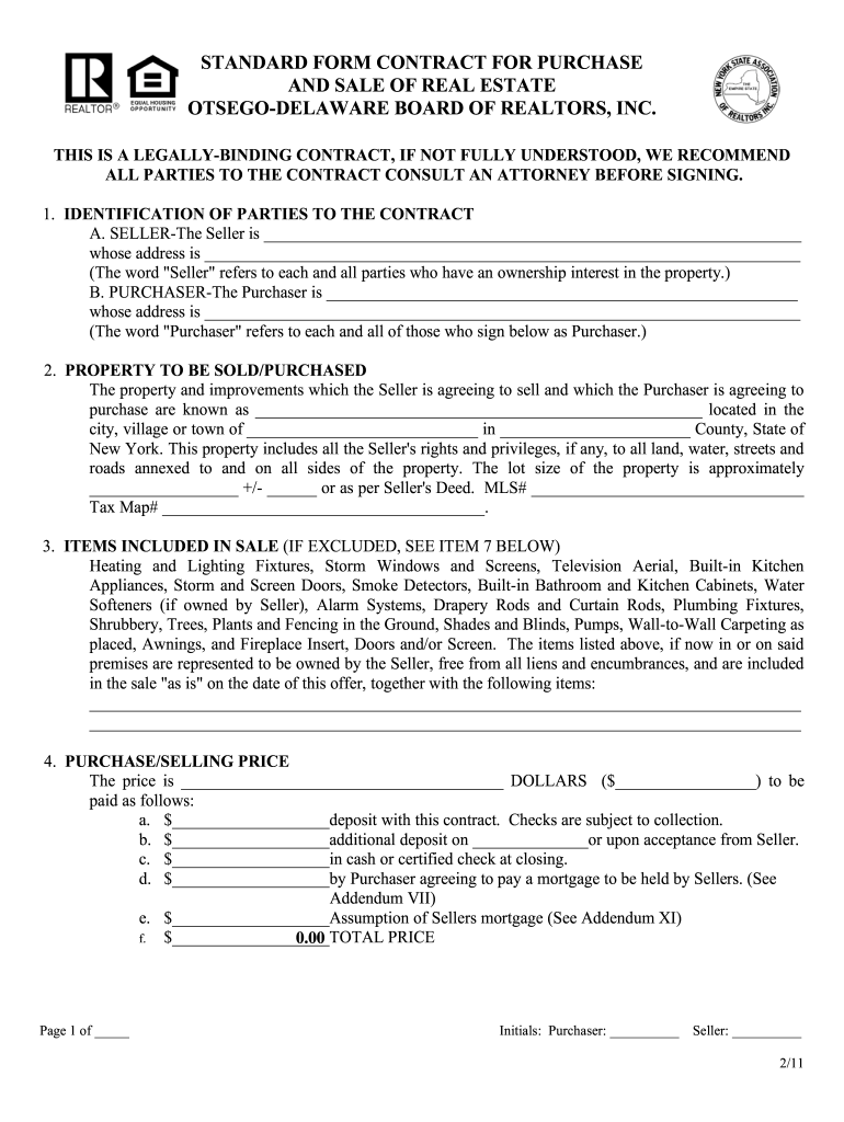 Standard Form Contract Fill Out Sign Online DocHub