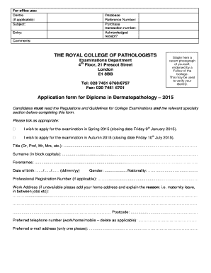 Fillable Online rcpath Telepathology - The Royal College of ...