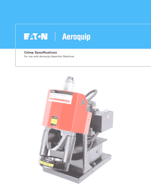 Fillable Online Crimp Specifications Fax Email Print - pdfFiller