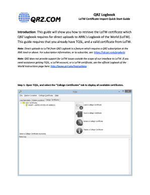 Fillable Online QRZ Logbook Fax Email Print - pdfFiller