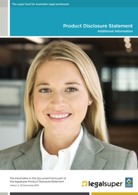 Fillable Online PRODUCT DISCLOSURE STATEMENT -ADDITIONAL INFORMATION ...