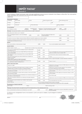 Fillable Online IMPT FACILEMC - Money Mart Fax Email Print - pdfFiller