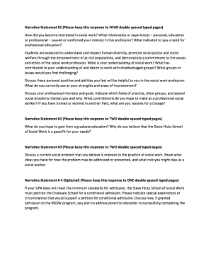 Fillable Online Sample Personal Statement Social Work - globalbackup.it ...